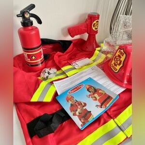 Melissa & Doug | Costumes | Melissa Doug Fire Chief Role Play Costume ...